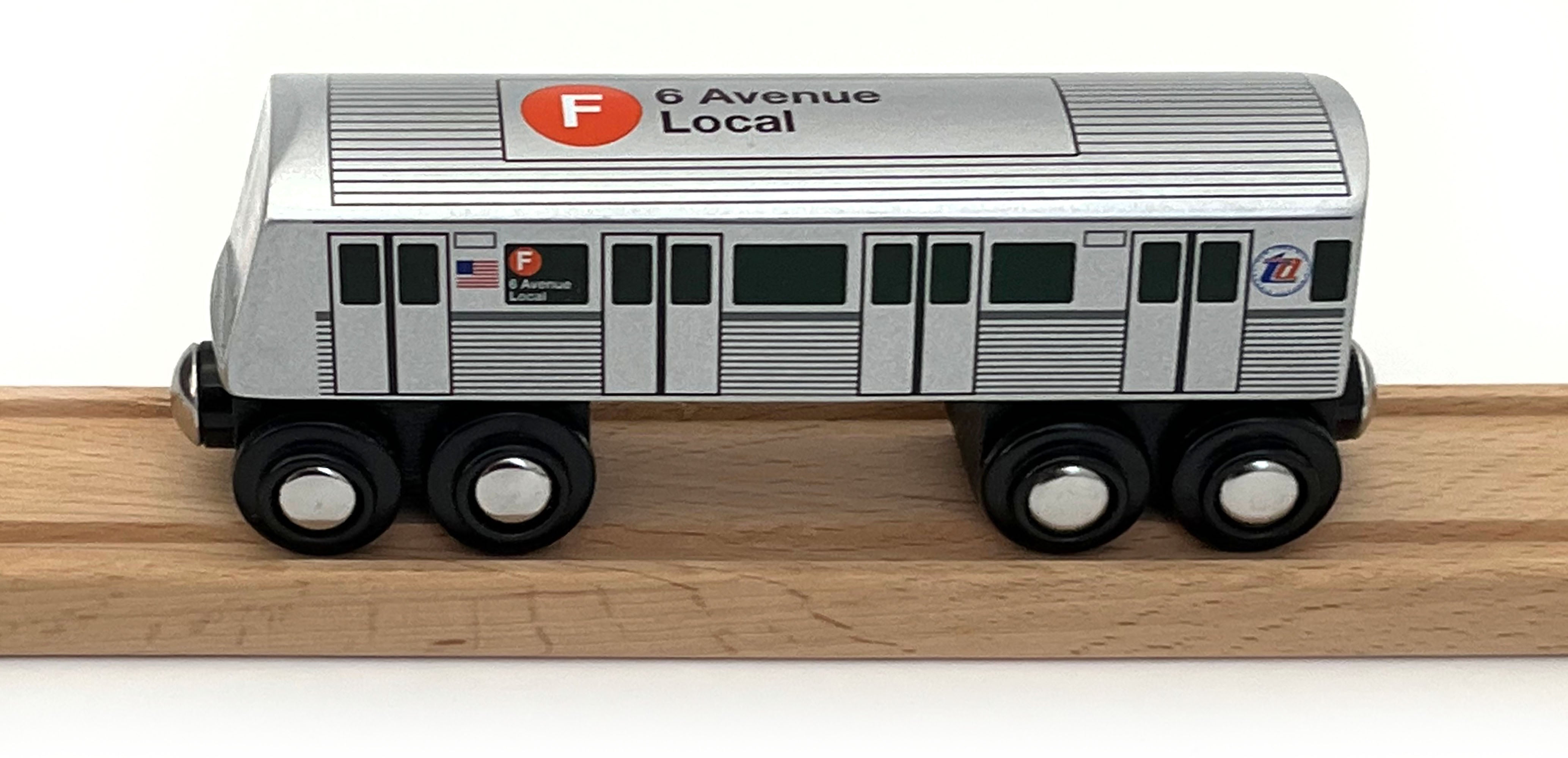 NYC R40 Slant End F-train 2-car set – Munipals