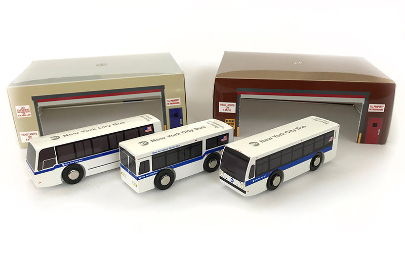 NYC Buses 3-Piece Set – Munipals